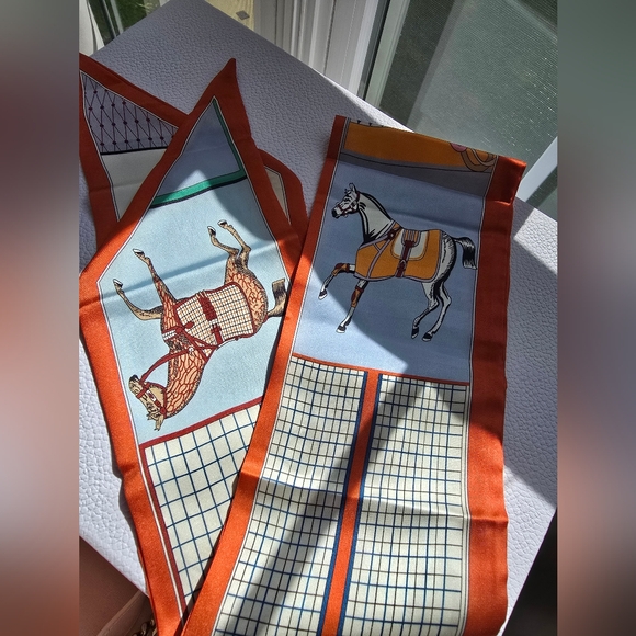 Accessories | New Equestrian Print Scarf | Poshmark